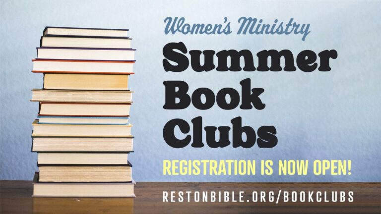 Summer Book Clubs - Reston Bible Church